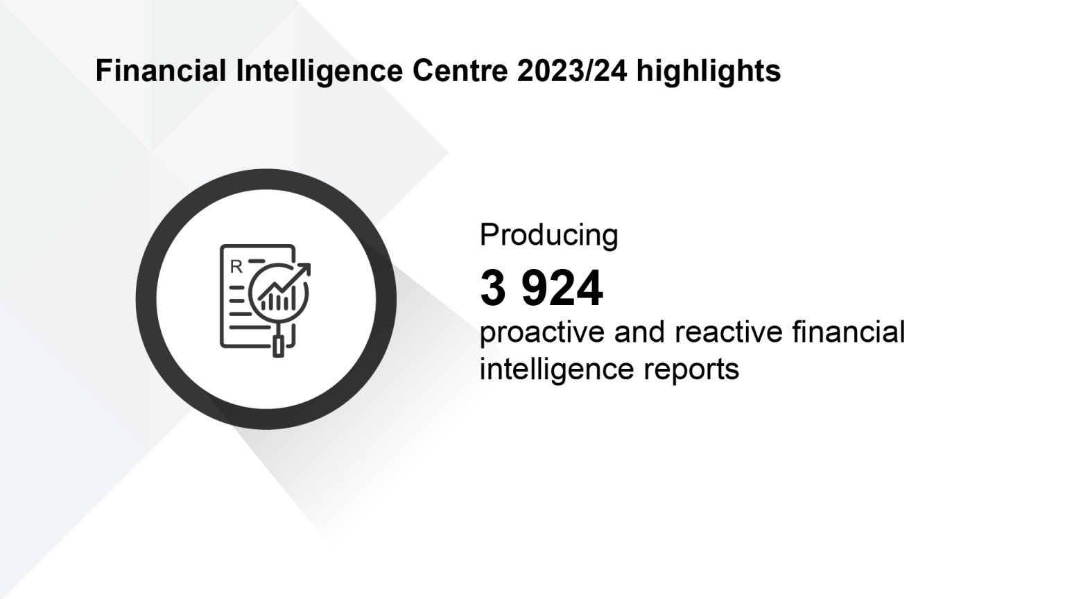 Financial Intelligence Centre 2023/24 highlights – FIC