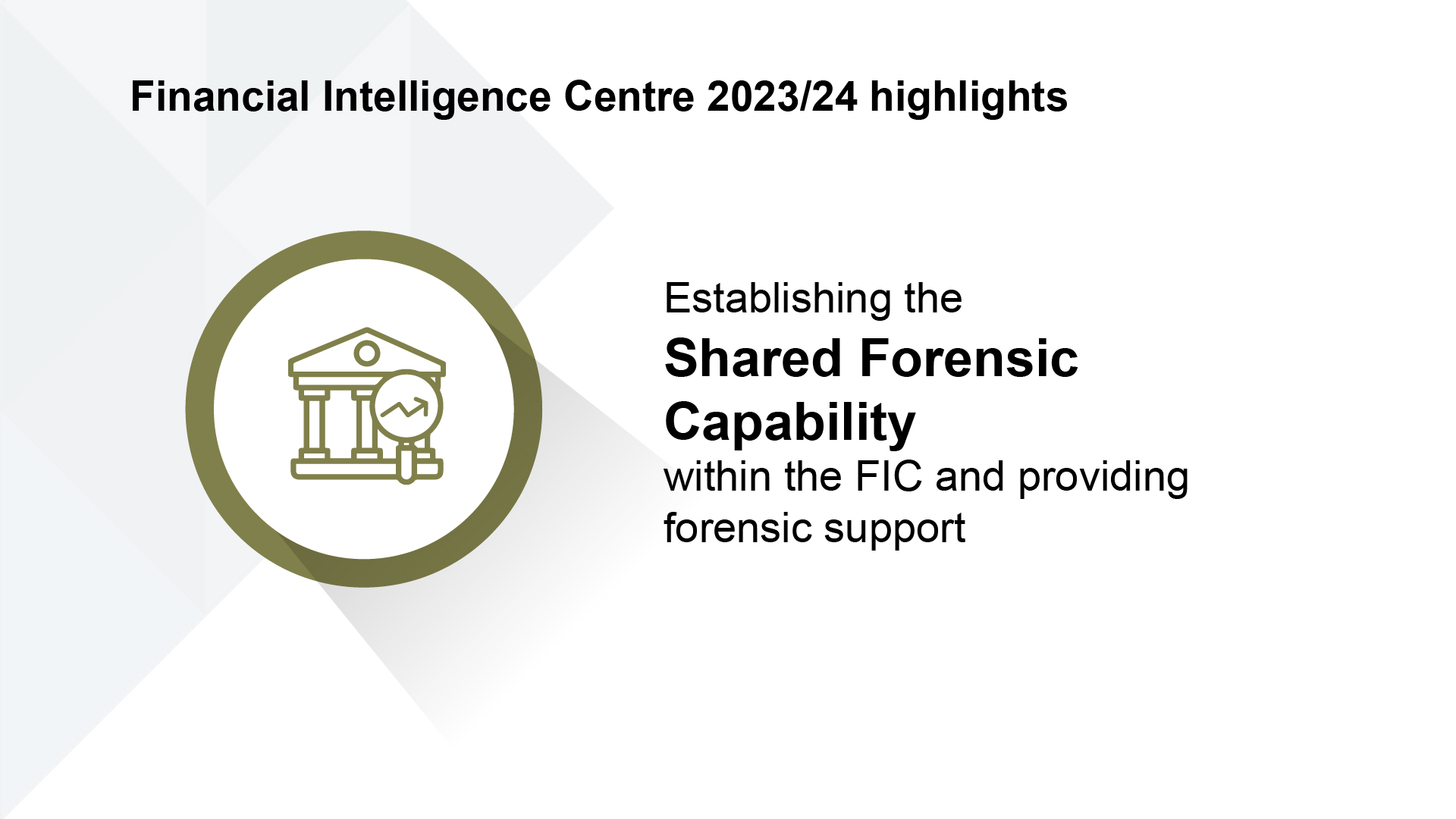 Financial Intelligence Centre 2023/24 highlights – FIC